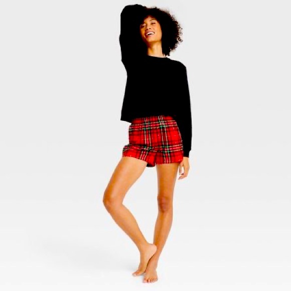 stars above | Intimates & Sleepwear | Womens Plaid 3pc Bag And Pajama ...